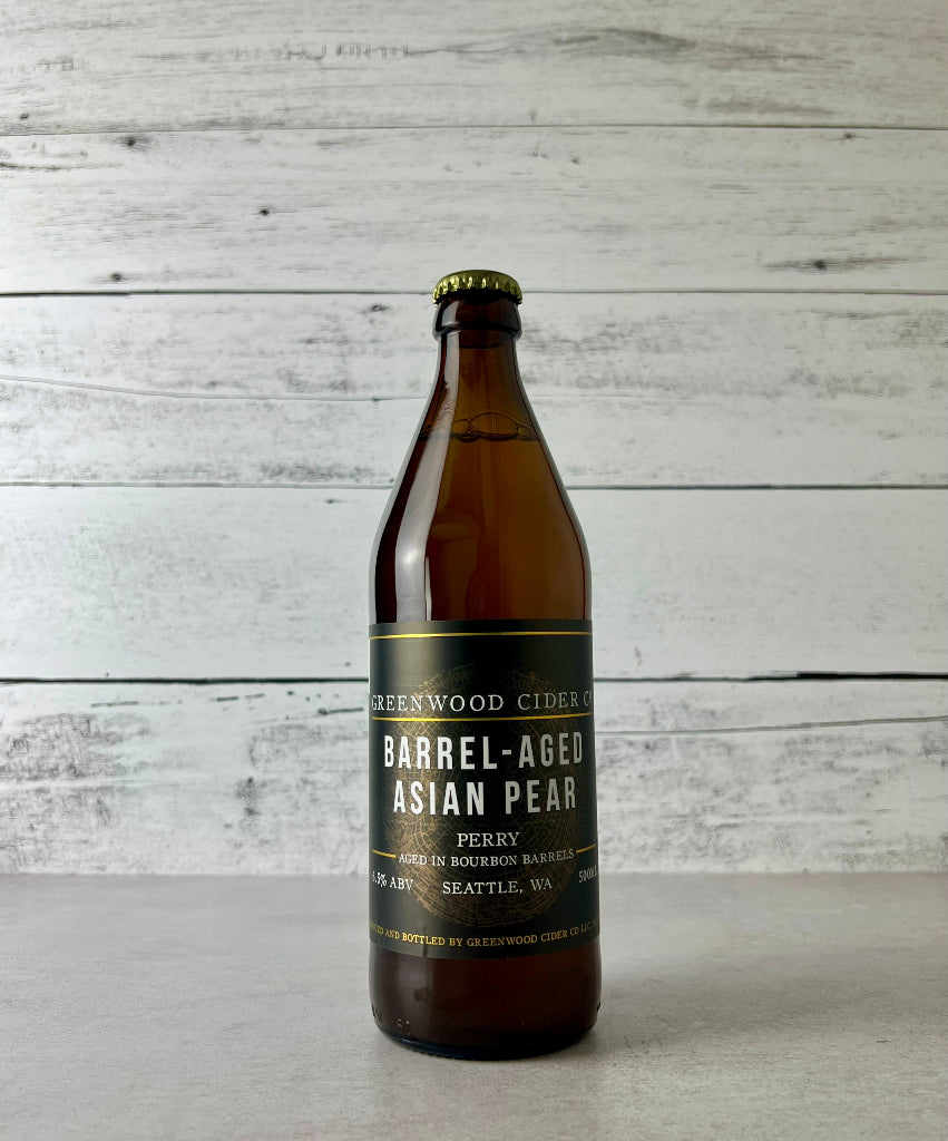 Greenwood Cider - Barrel-Aged Asian Pear (500 ML) – Press Then Press ...
